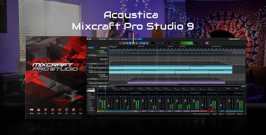 Acoustica Mixcraft Pro Studio 9 - โปรแกรมทำเพลง VST, VSTi, Plugins ...